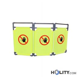 Barriera di sicurezza per cantieri da 100 cm h972_119